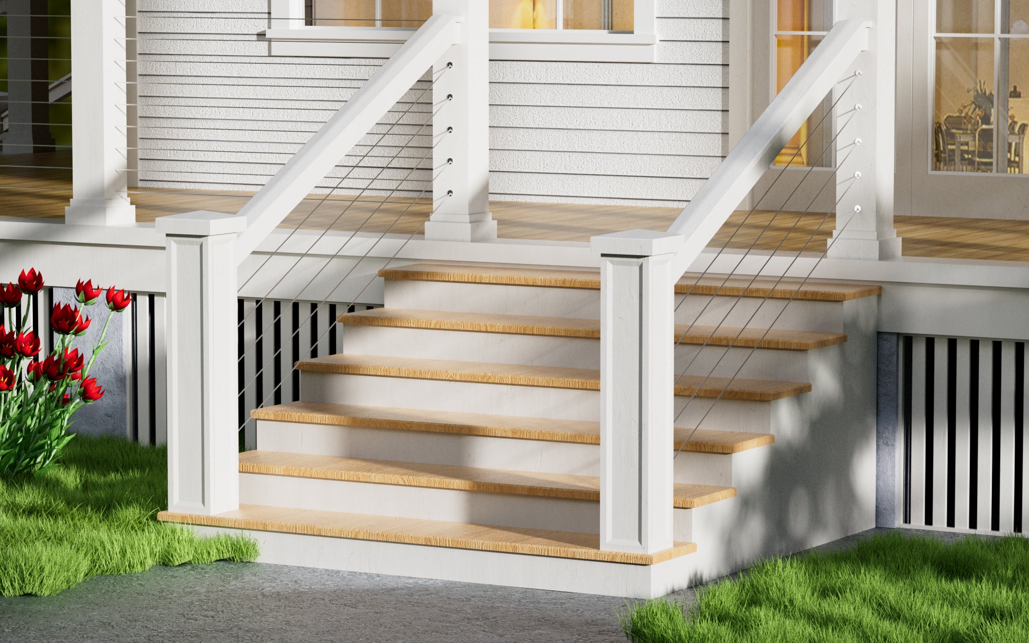 Integrating Wood Elements into Cable Railings: A Design Harmony – Fulifix
